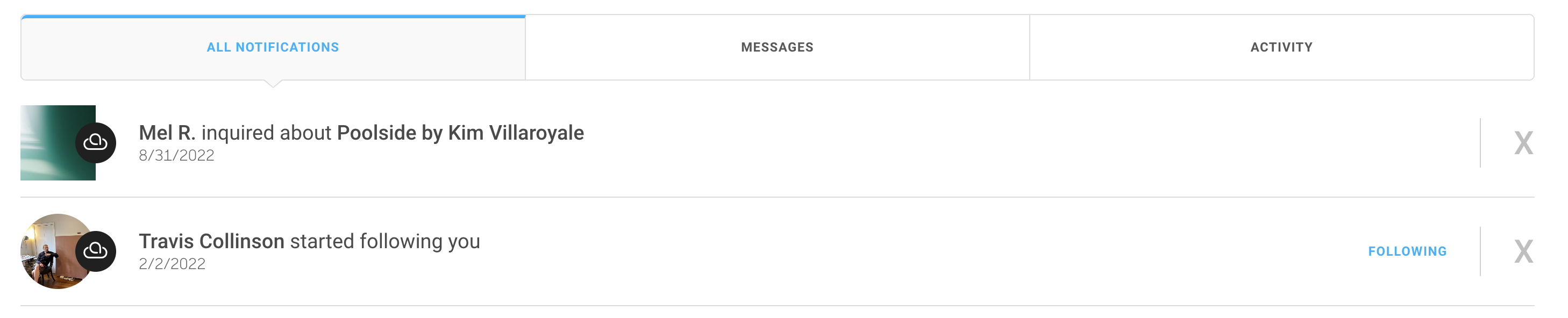 Navigating the ArtCloud Dashboard
